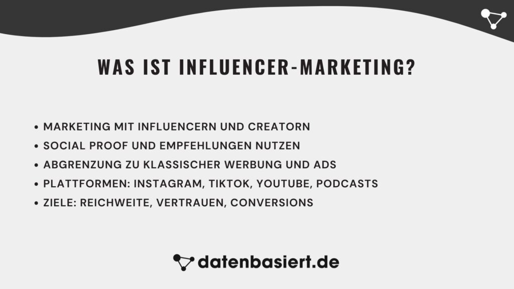 Influencer-Marketing erklärt: Strategien, Chancen & Risiken